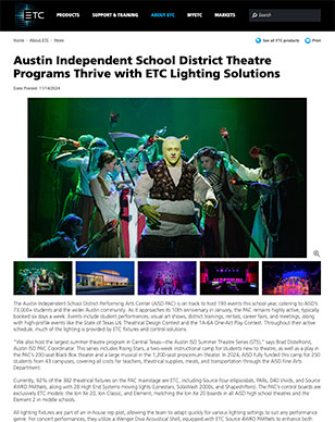 AISD Performing Arts Center | Austin ISD
